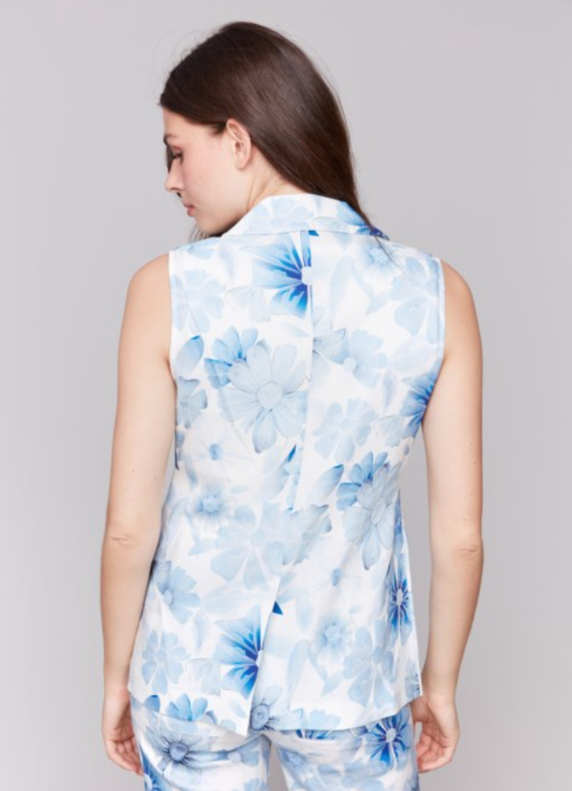 Veste Charlie B sans manches "Céleste" – Mode Carsy